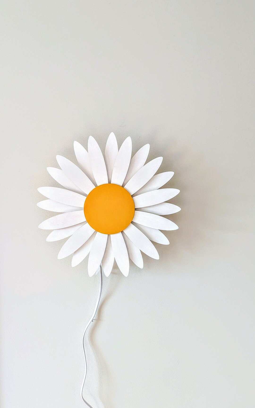 Handmade Daisy Night Light – LED Wall Lamp - Etsy