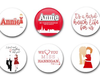 Annie the Musical Oh My Goodness Tessie Orphan Pinback - Etsy