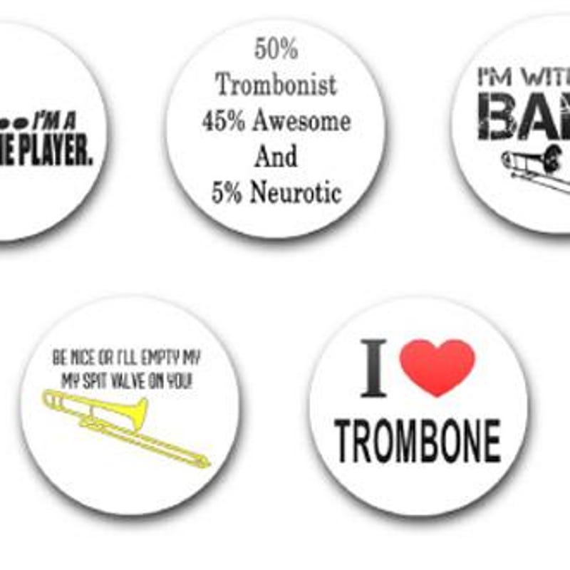 Trombone Patch - Etsy