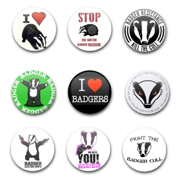 Badger Charm - Etsy