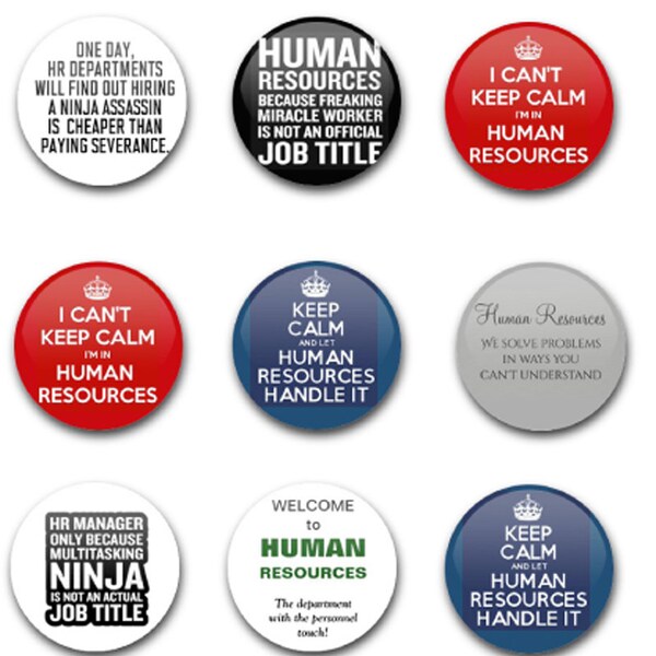 Human Resources Badge Reeler - Etsy