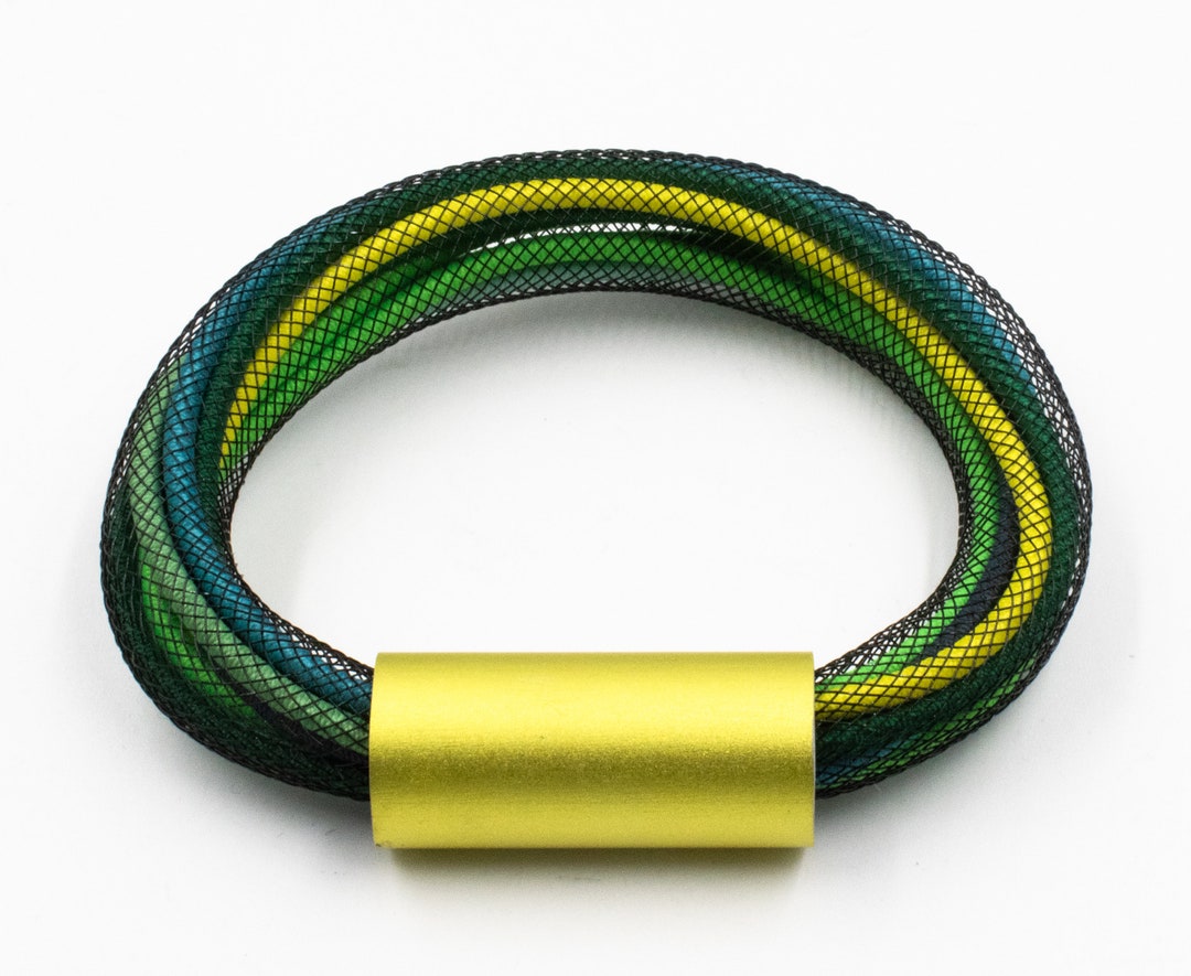 SEE THE INVISIBLE Elastic Cord Mesh Bracelet B1869 - Etsy