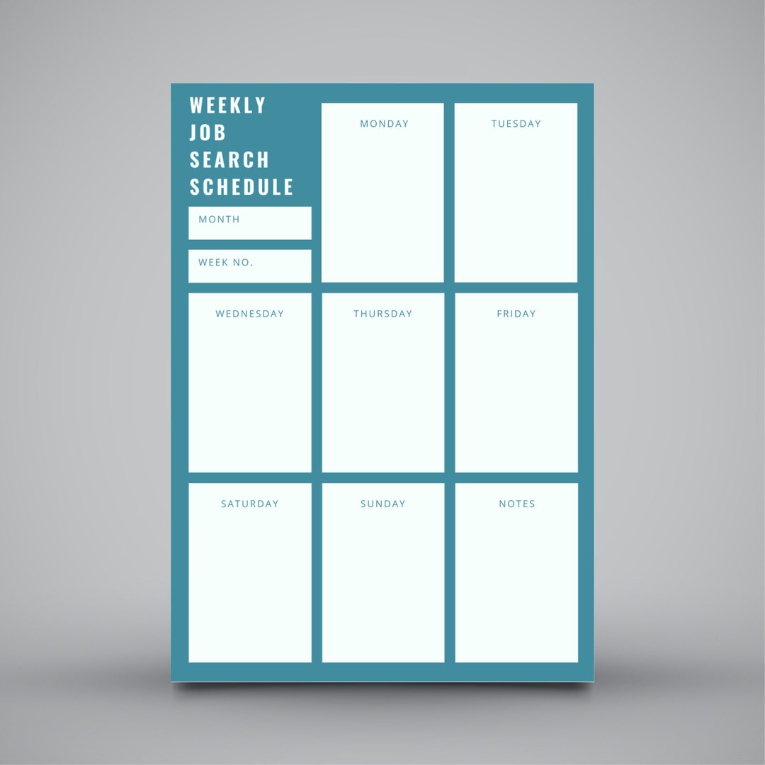 50% OFF - Weekly Job Search Planner | Instant Download Printable ...