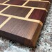 Padauk Walnut and Maple Brick Pattern Cutting Board Brick - Etsy