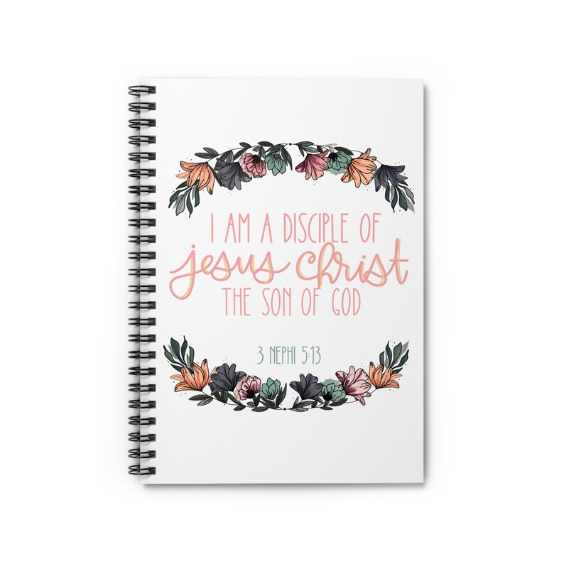 LDS Youth Theme 2024- Spiral Notebook - Ruled Line - Etsy Australia