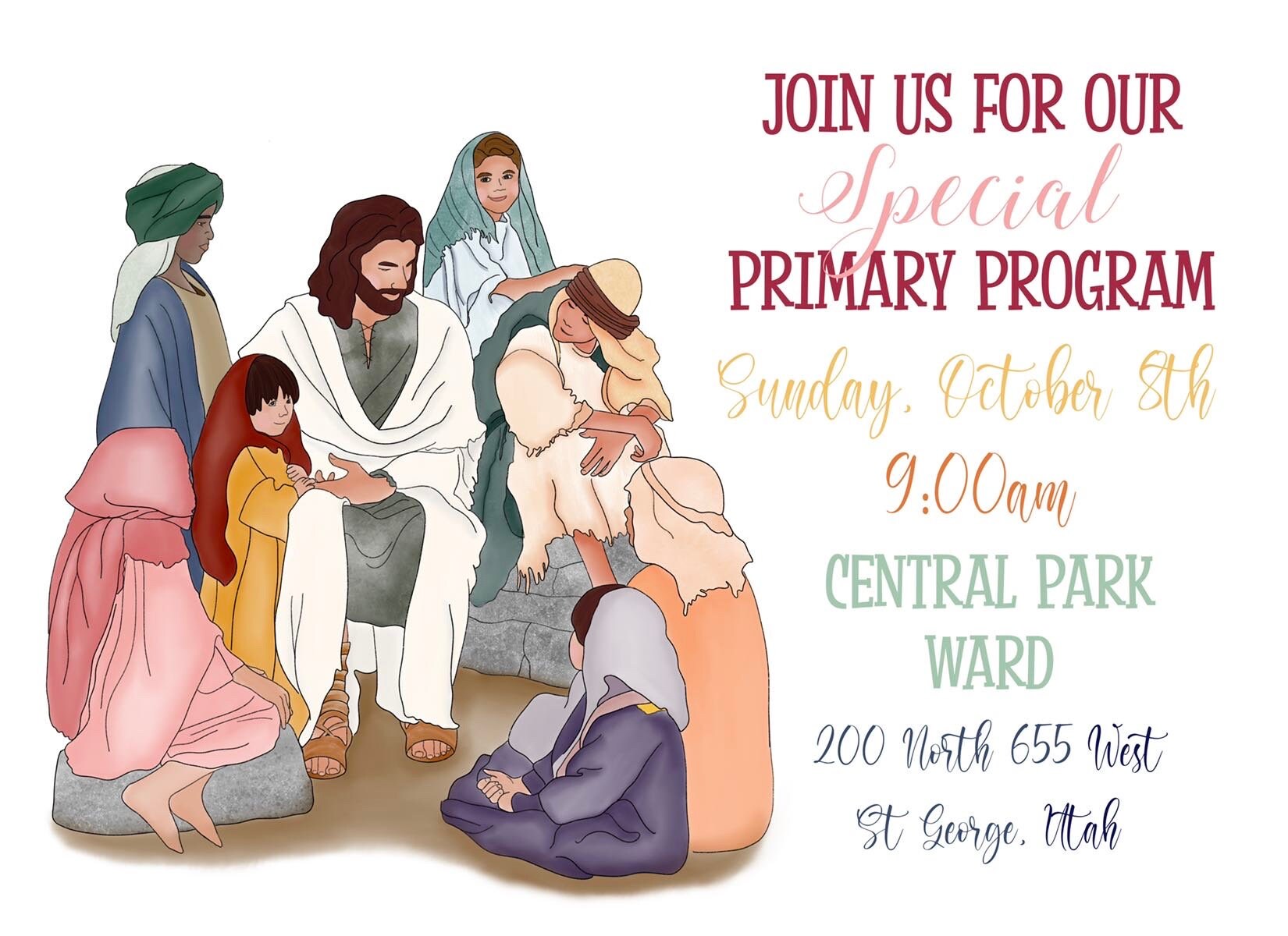 Primary Program Invite - Etsy