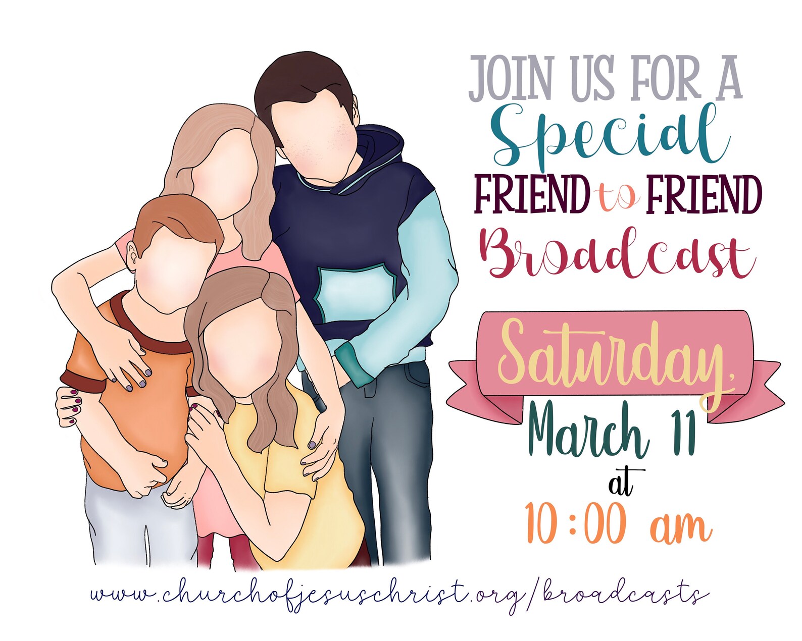 Friend to Friend Invitation - Etsy