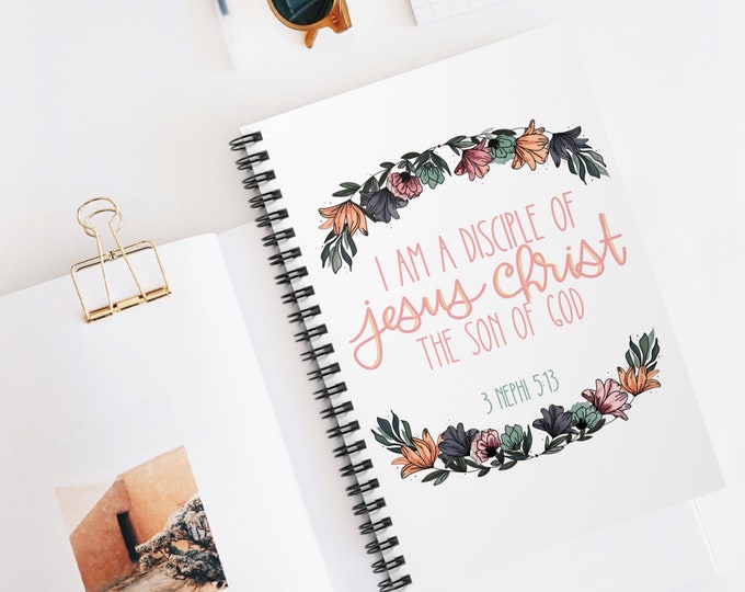 2024 Youth Theme Spiral Notebook, I Am a Disciple of Jesus Christ ...
