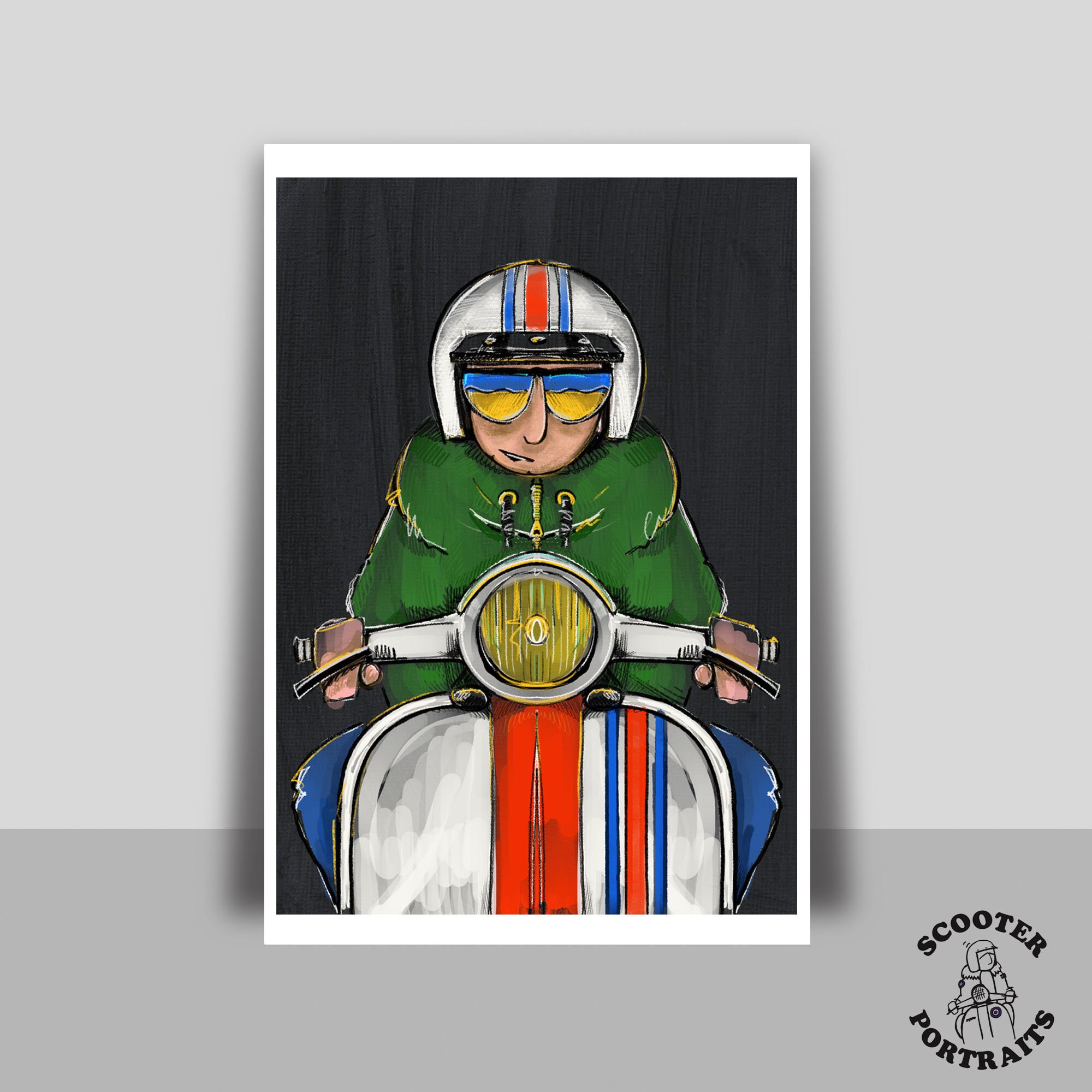 Classic Scooter, Scooter, Mods, Mod Art, Retro Scooter, Scootering ...