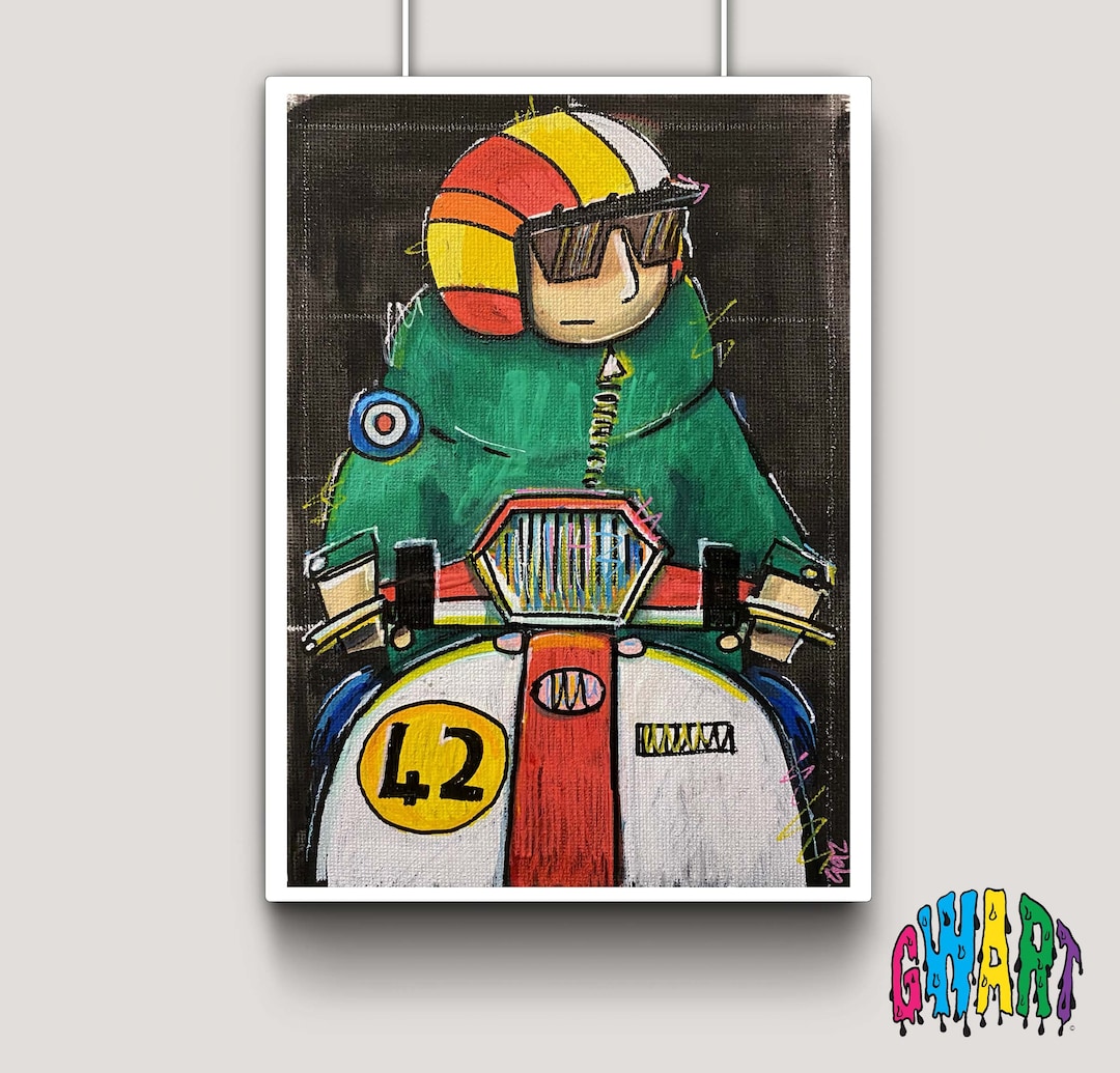 SP: Classic Scooter, Scooter, Mods, Mod Art, Retro Scooter, Scootering ...