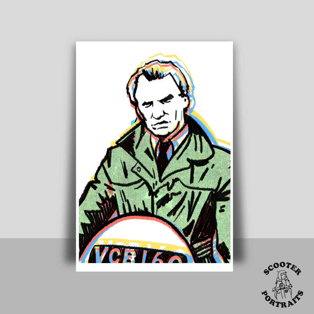 Ace Face, Classic Scooter, Scooter, Mods, Mod Art, Retro Scooter ...