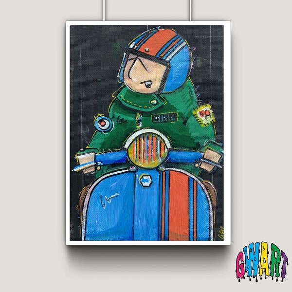 Mods Pop Art Print - Etsy