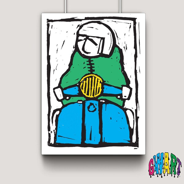 Mods Pop Art Print - Etsy