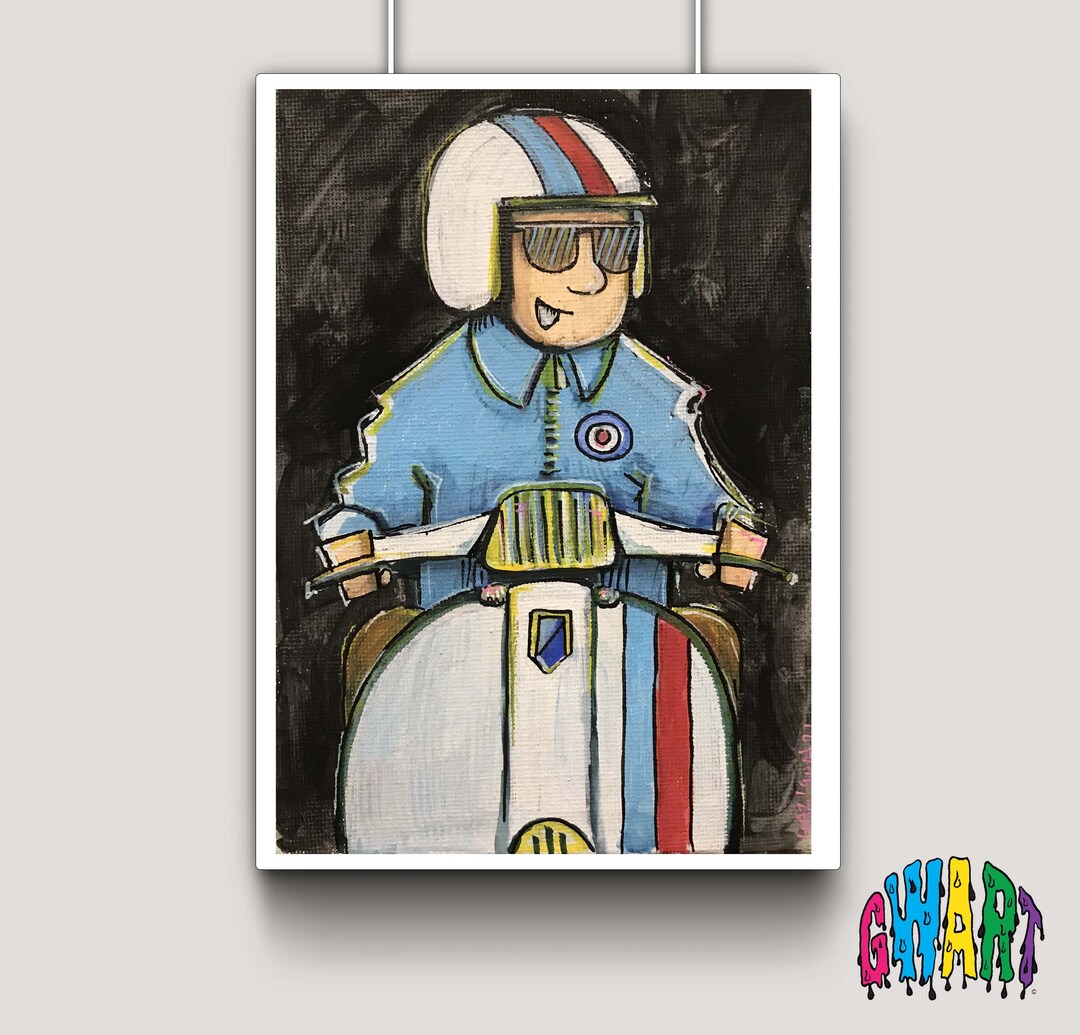 Classic Scooter, Scooter, Mods, Mod Art, Retro Scooter, Scootering ...