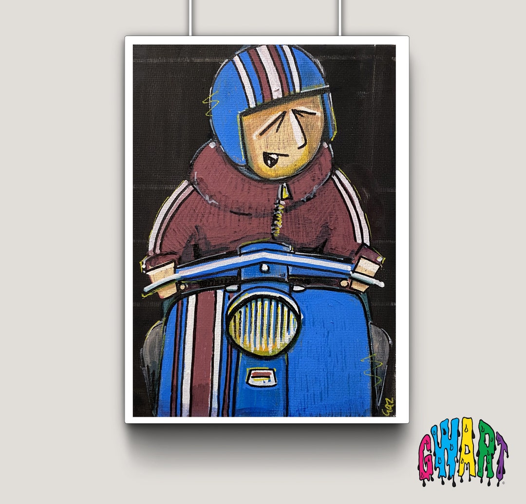 Classic Scooter, Scooter, Mods, Mod Art, Retro Scooter, Scootering ...