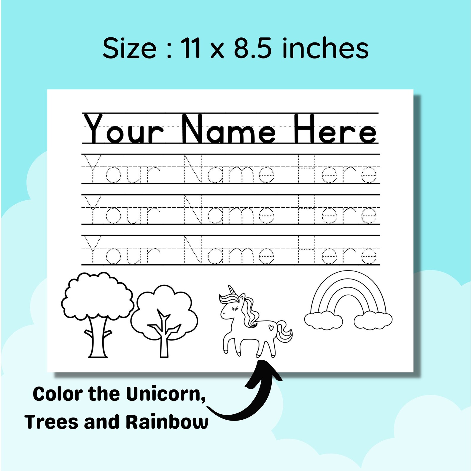 Editable Printable Name Tracing Sheet Handwriting Practice Worksheet ...