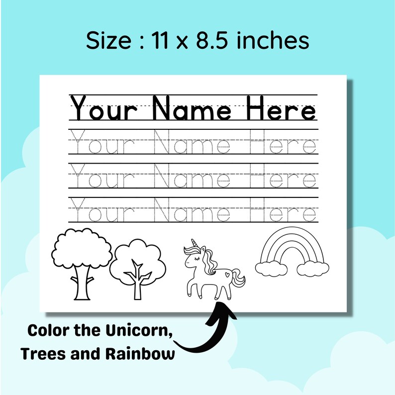 Editable Printable Name Tracing Sheet Handwriting Practice Worksheet ...