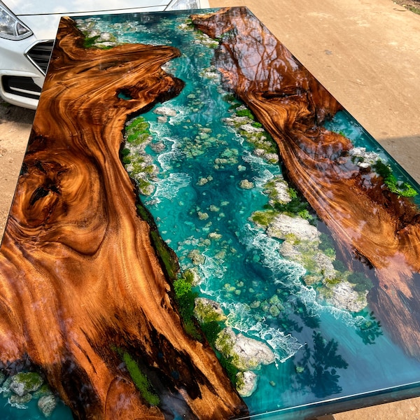 Resin Dining Table - Etsy