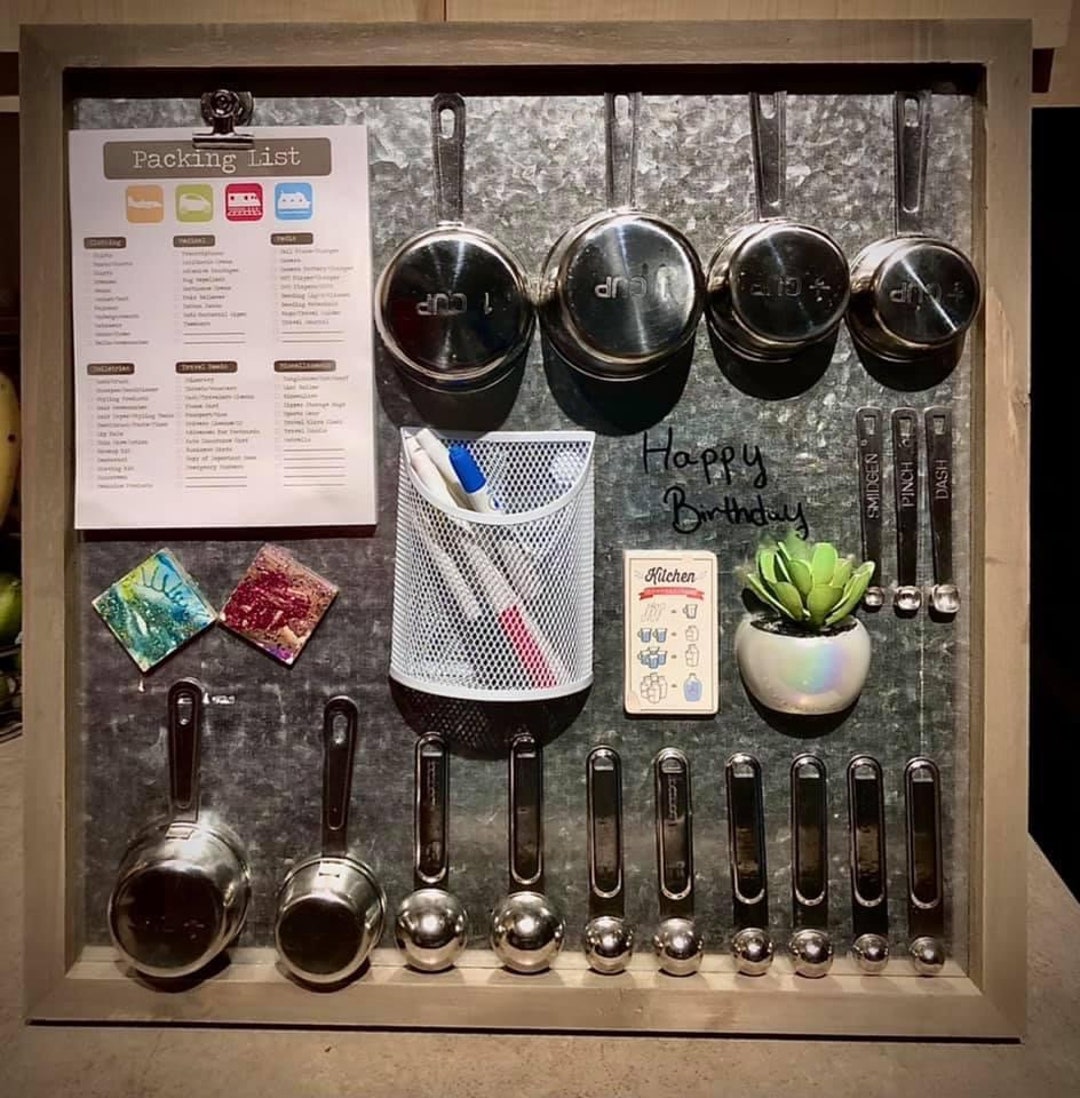 Magnetic Kitchen Command Center - Etsy