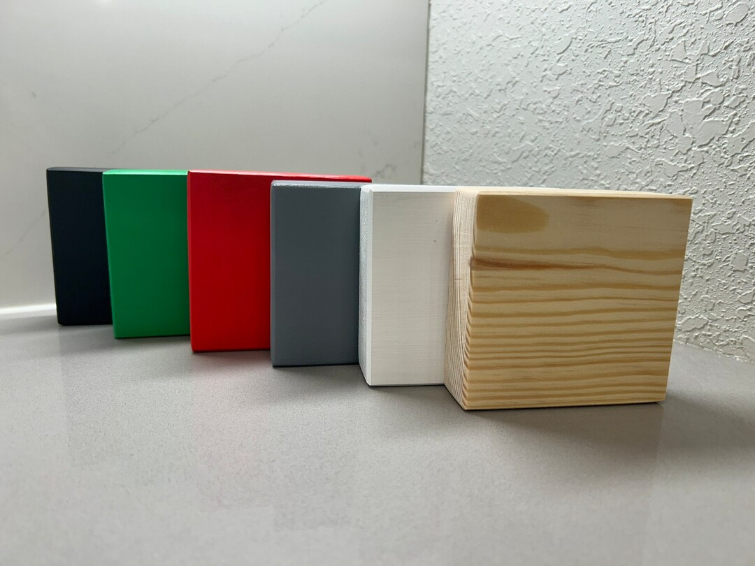Small Wood Blocks for DIY 4”x4” - Pkg of 3, 6 or 12 - Etsy