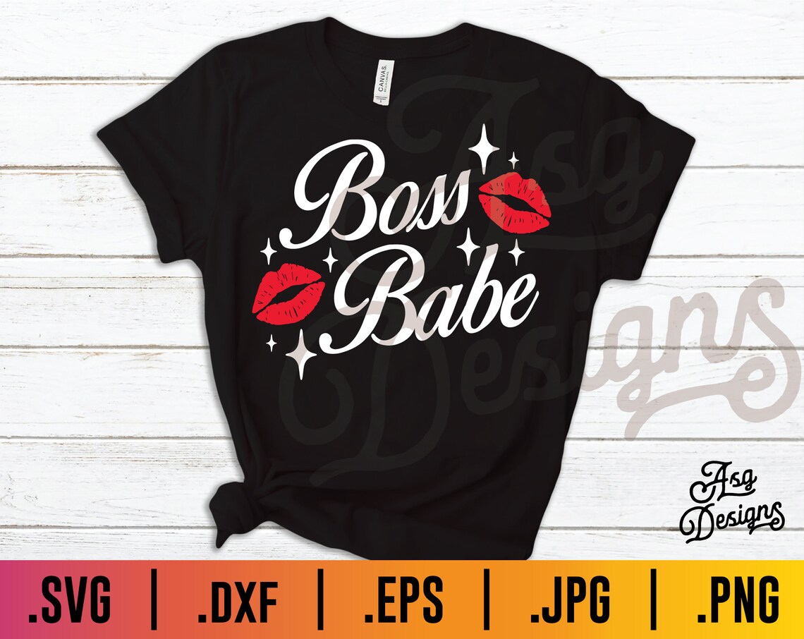 Boss Babe SVG Boss Lady Design - Etsy