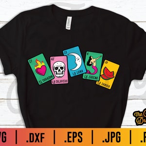 Loteria Card SVG Bundle 24 Layered Cards Customized Loteria Card Bundle ...