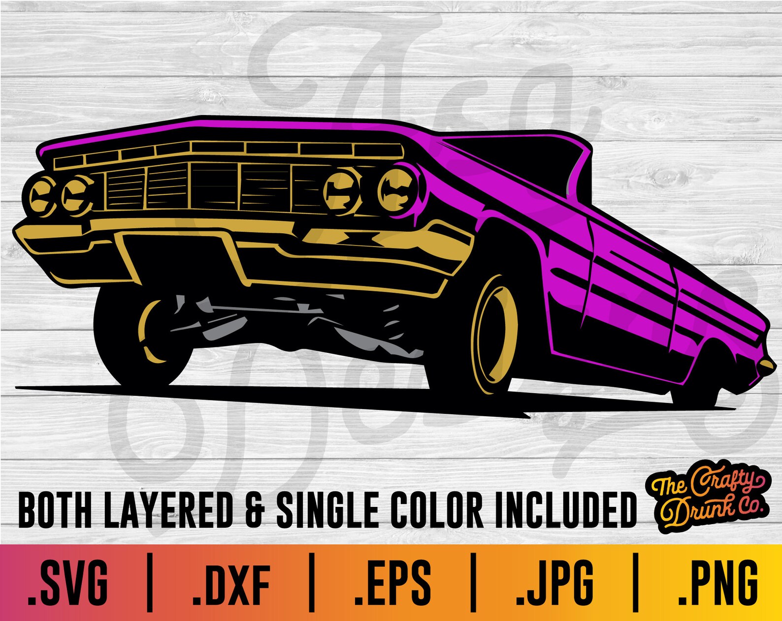 Low Rider Cars SVG Low Rider Svg Layered Svg and Single - Etsy