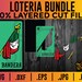 Loteria Card SVG Bundle 24 Layered Cards Customized Loteria Card Bundle ...