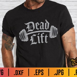 Deadlift SVG: Workout Fitness Design (digital Download) - Etsy