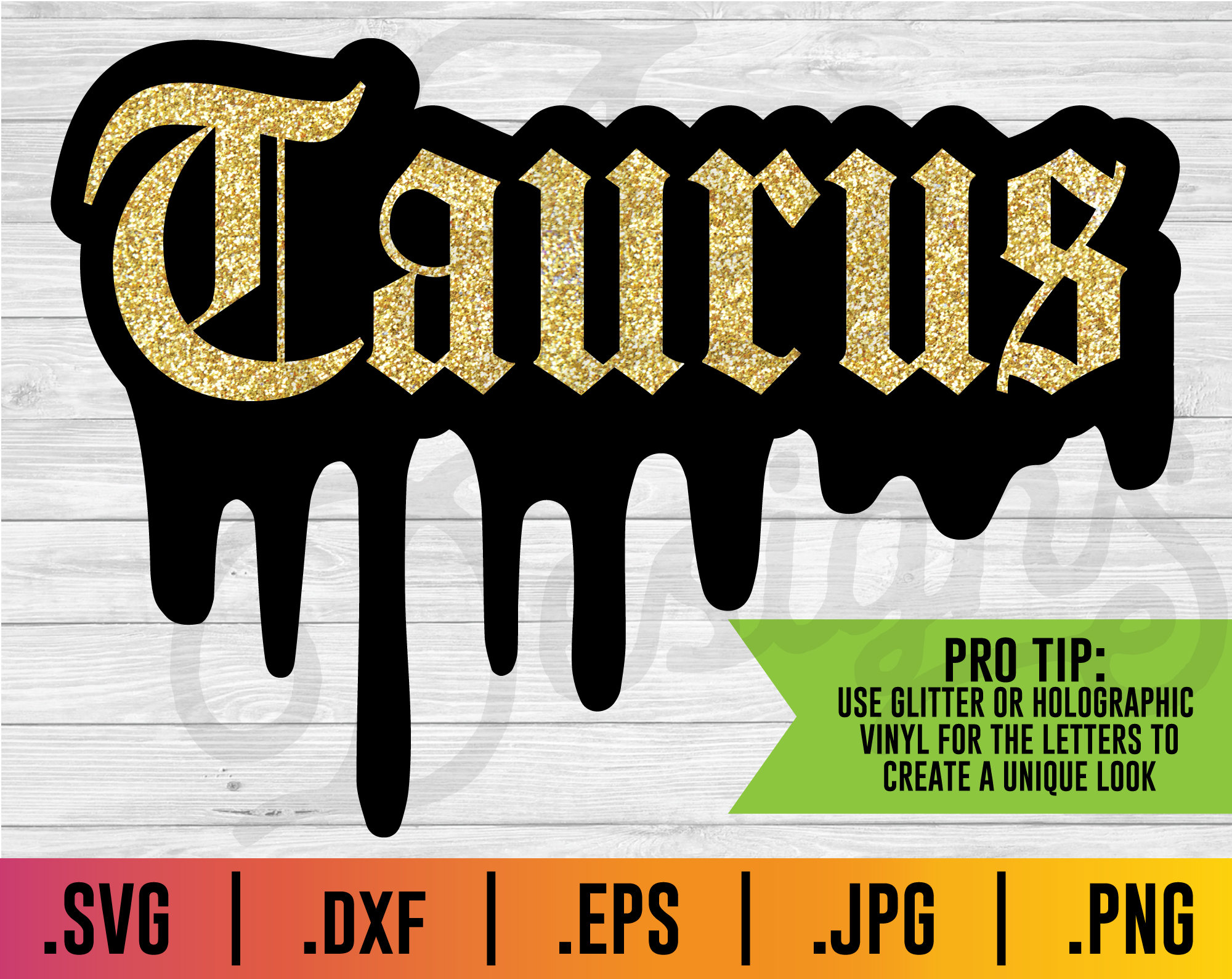 Taurus SVG Drip SVG Zodiac SVG Taurus Sign Svg - Etsy