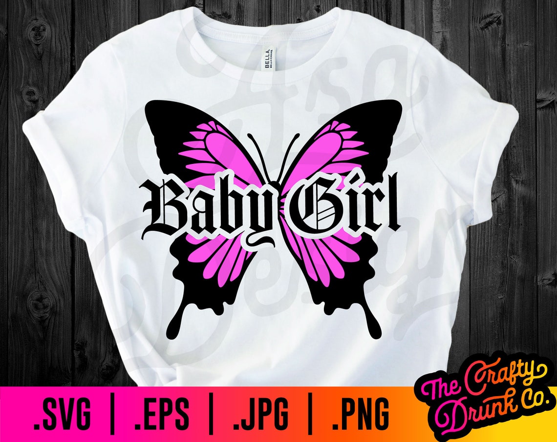 Baby Girl Butterfly SVG Butterfly Svg Butterflies Svg - Etsy