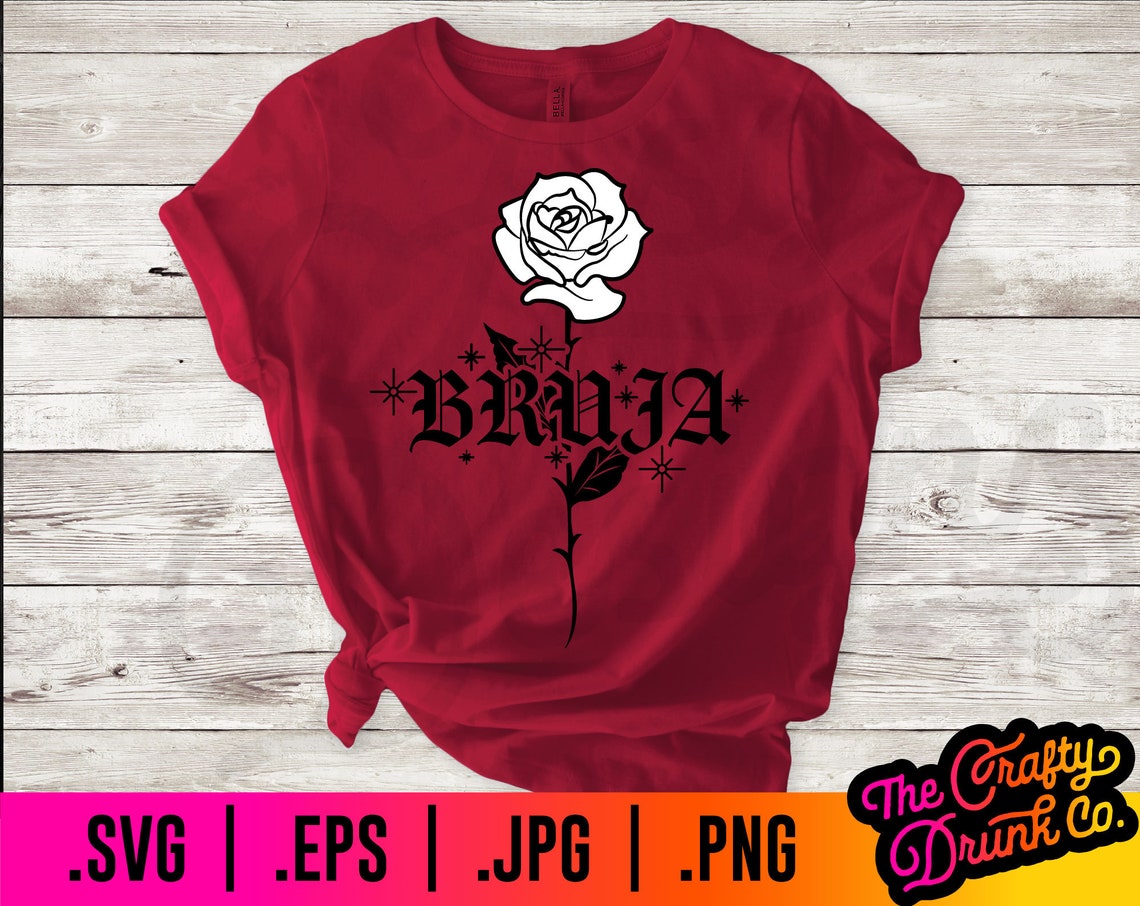 Bruja Rose SVG Bruja SVG Spanish SVG Halloween Svg - Etsy