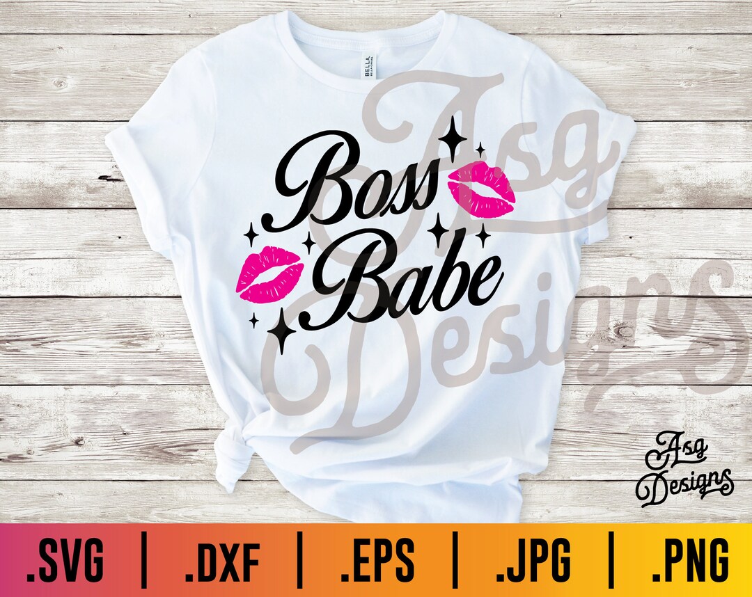 Boss Babe SVG - Boss Lady Design - Etsy