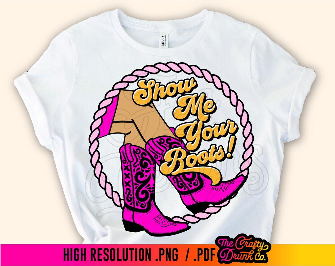 Fiesta San Antonio Cowgirl Boots PNG: Western Sublimation Design (PDF ...
