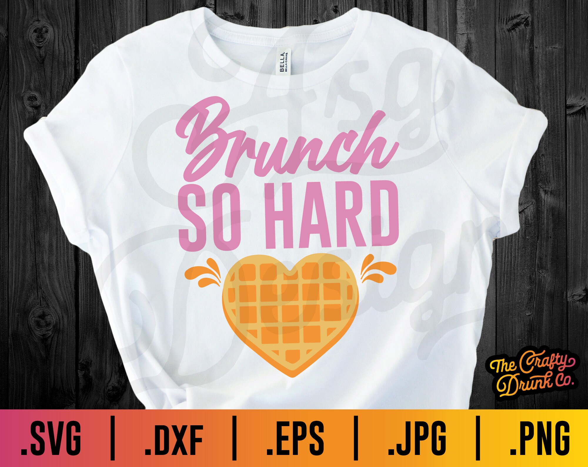 Brunch so Hard SVG Brunch Svg Waffle Svg Babe Svg | Etsy