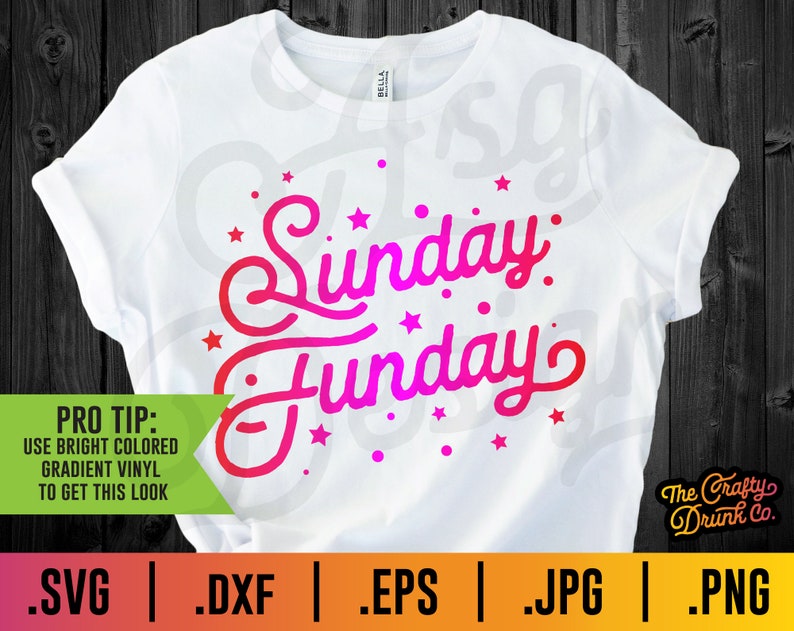 Sunday Funday SVG Sunday Svg Cute Shirt Design Svg - Etsy