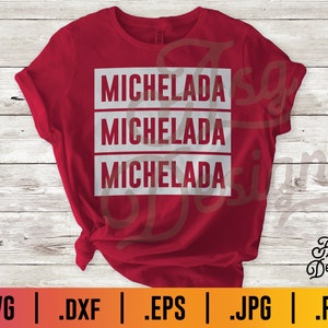 Michelada X3 SVG - Latina Iron on Shirt Design - Etsy