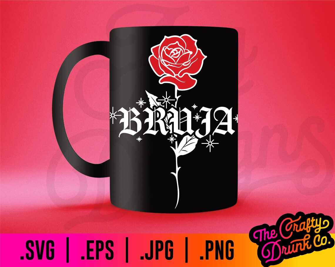 Bruja Rose SVG Bruja SVG Spanish SVG Halloween Svg - Etsy