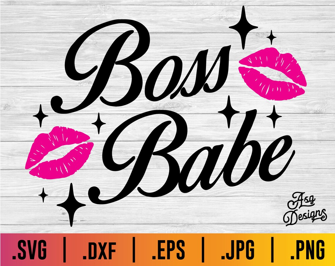 Boss Babe SVG Boss Lady Design - Etsy