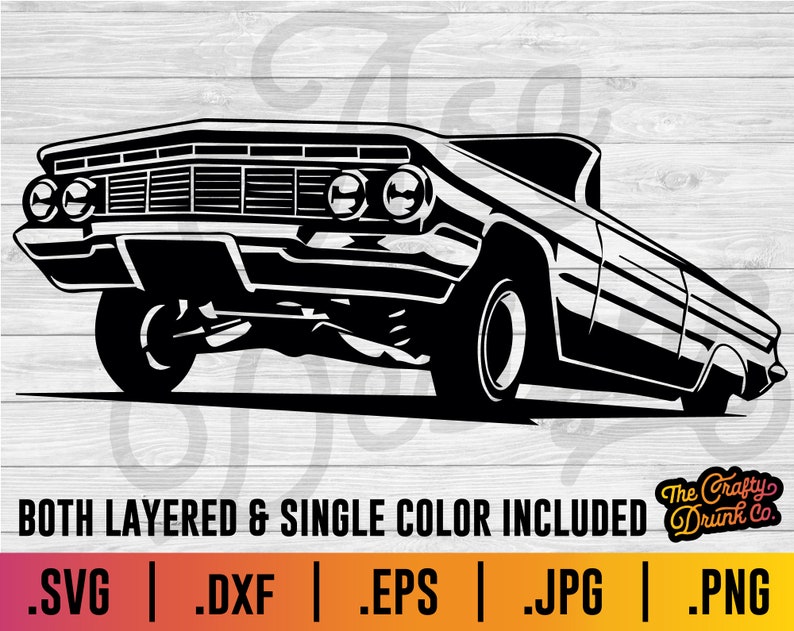 Low Rider Cars SVG Low Rider Svg Layered Svg and Single - Etsy