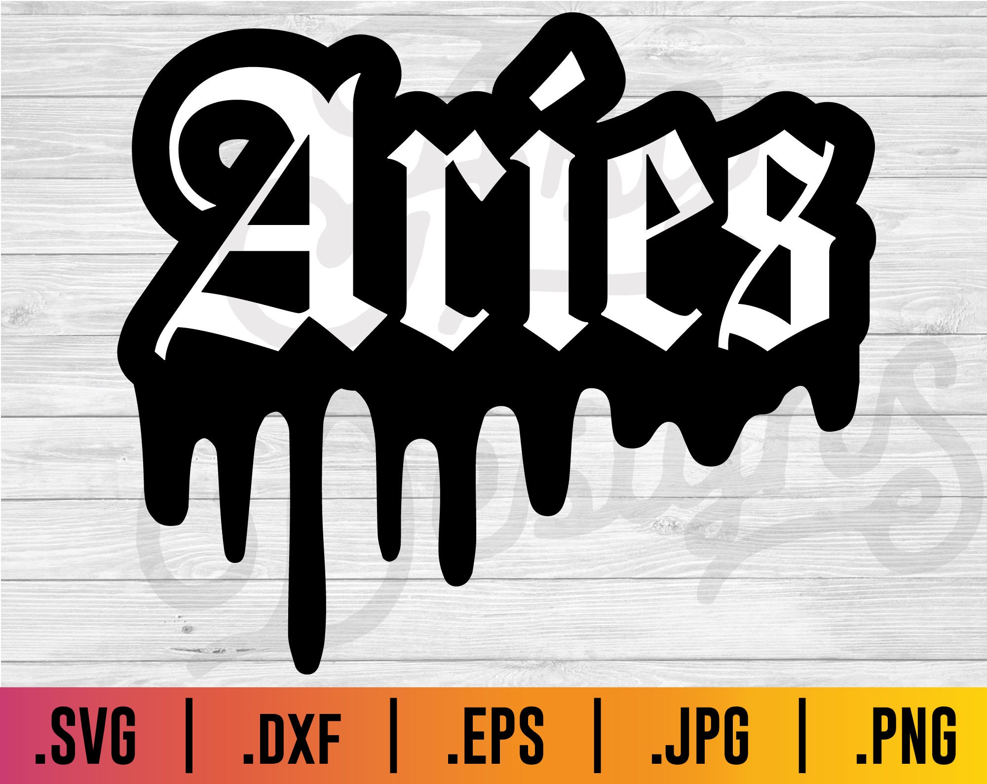 Aries SVG Drip SVG Zodiac SVG Aries Sign Svg - Etsy Canada