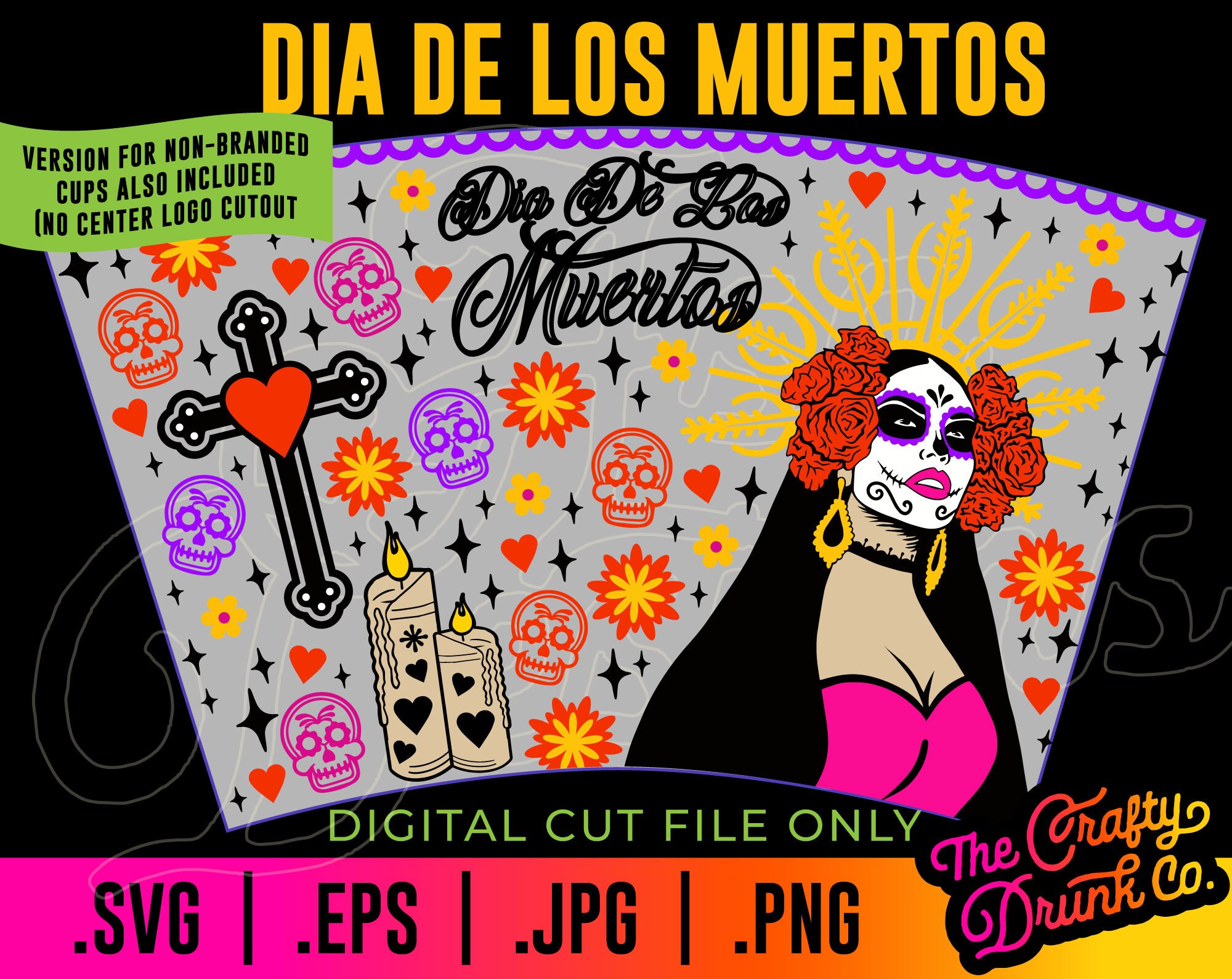 Dia De Los Muertos SVG BUNDLE Day of the Dead Svg Png - Etsy