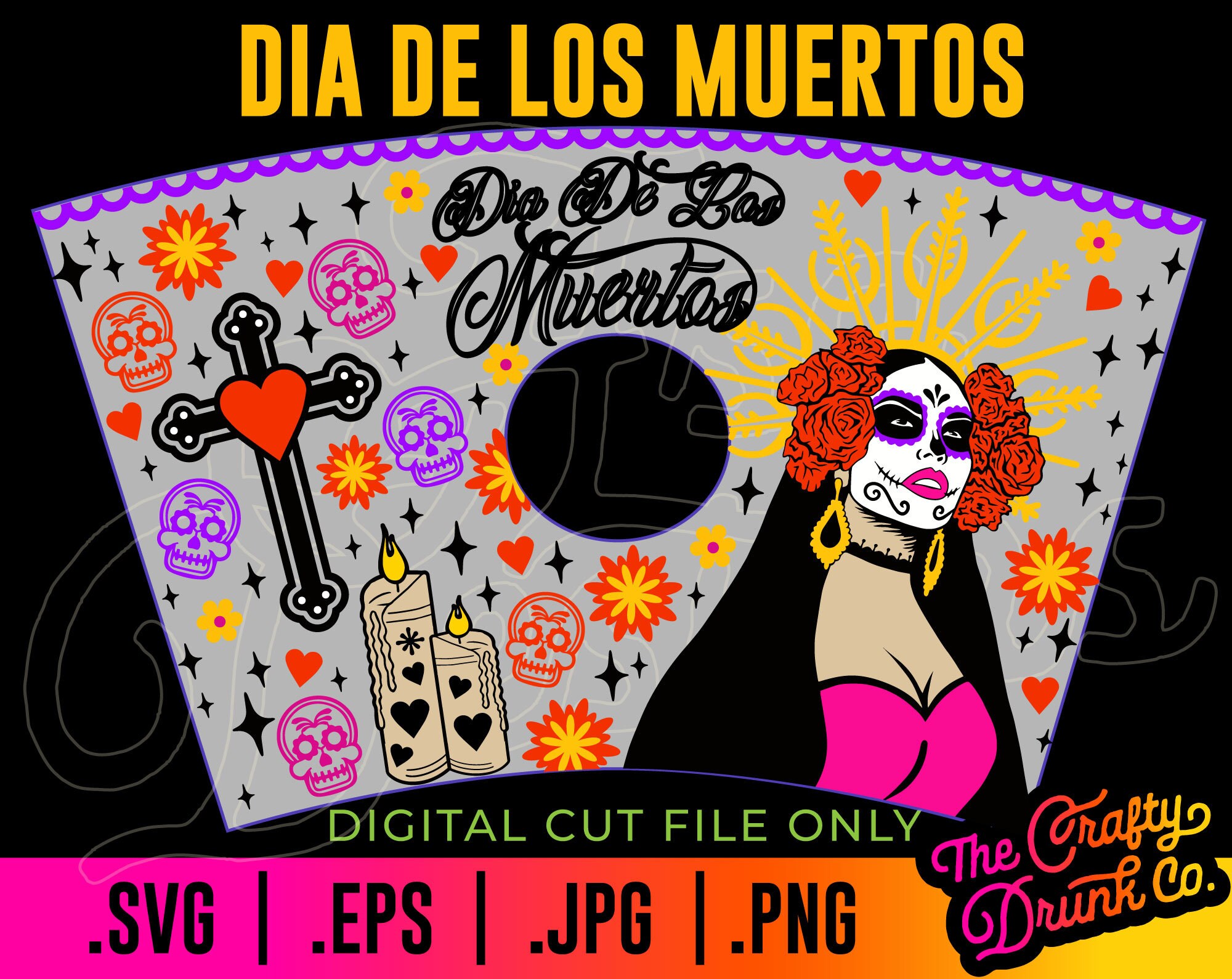 Dia De Los Muertos SVG BUNDLE Day of the Dead Svg Png - Etsy