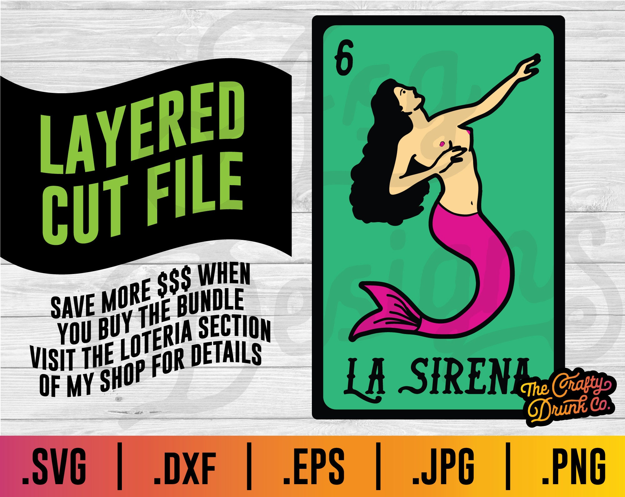 Loteria La Sirena SVG Loteria Svg La Sirena SVG Mermaid - Etsy Canada