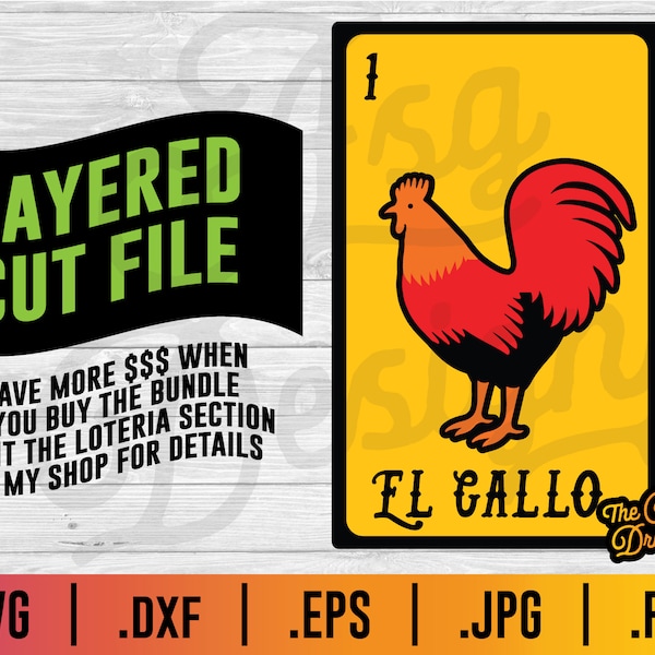 El Gallo Loteria - Etsy