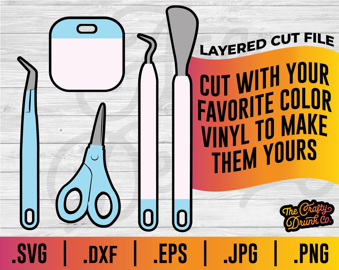 Cricut Machine Tools SVG Cutting Machine Tools SVG Weeding - Etsy