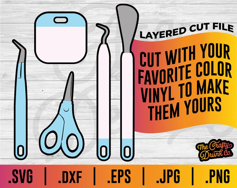 Cricut Machine Tools SVG Cutting Machine Tools SVG Weeding - Etsy