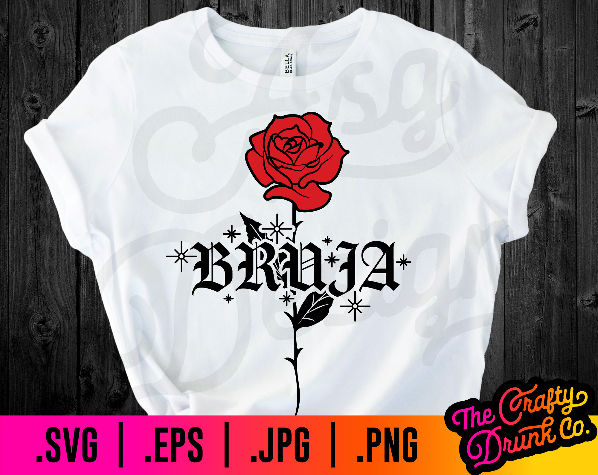 Bruja Rose SVG Bruja SVG Spanish SVG Halloween Svg - Etsy