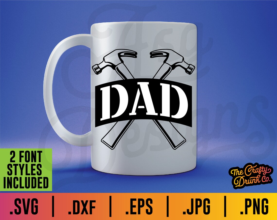 Dad Tools SVG Fathers Day Svg Dad Svg Hammer Svg Tools - Etsy
