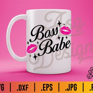 Boss Babe SVG - Boss Lady Design - Etsy